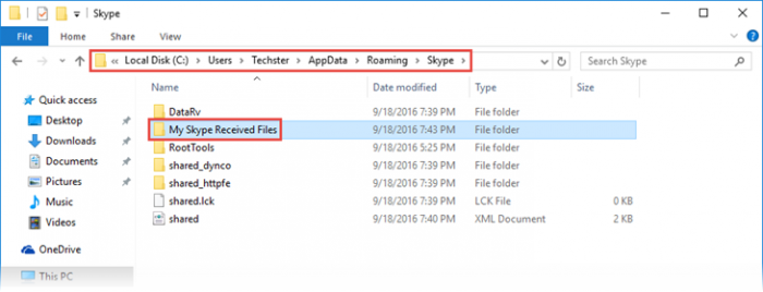 Skype downloads folder, where is it? - Dimitris Tonias