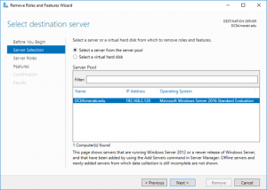 Demote a Windows Server 2016 Domain Controller - Dimitris Tonias